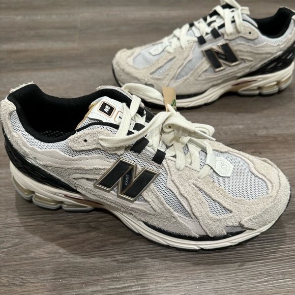 New Balance | Shoes | New Balance 96 Grey Black Suede Leather Athletic ...